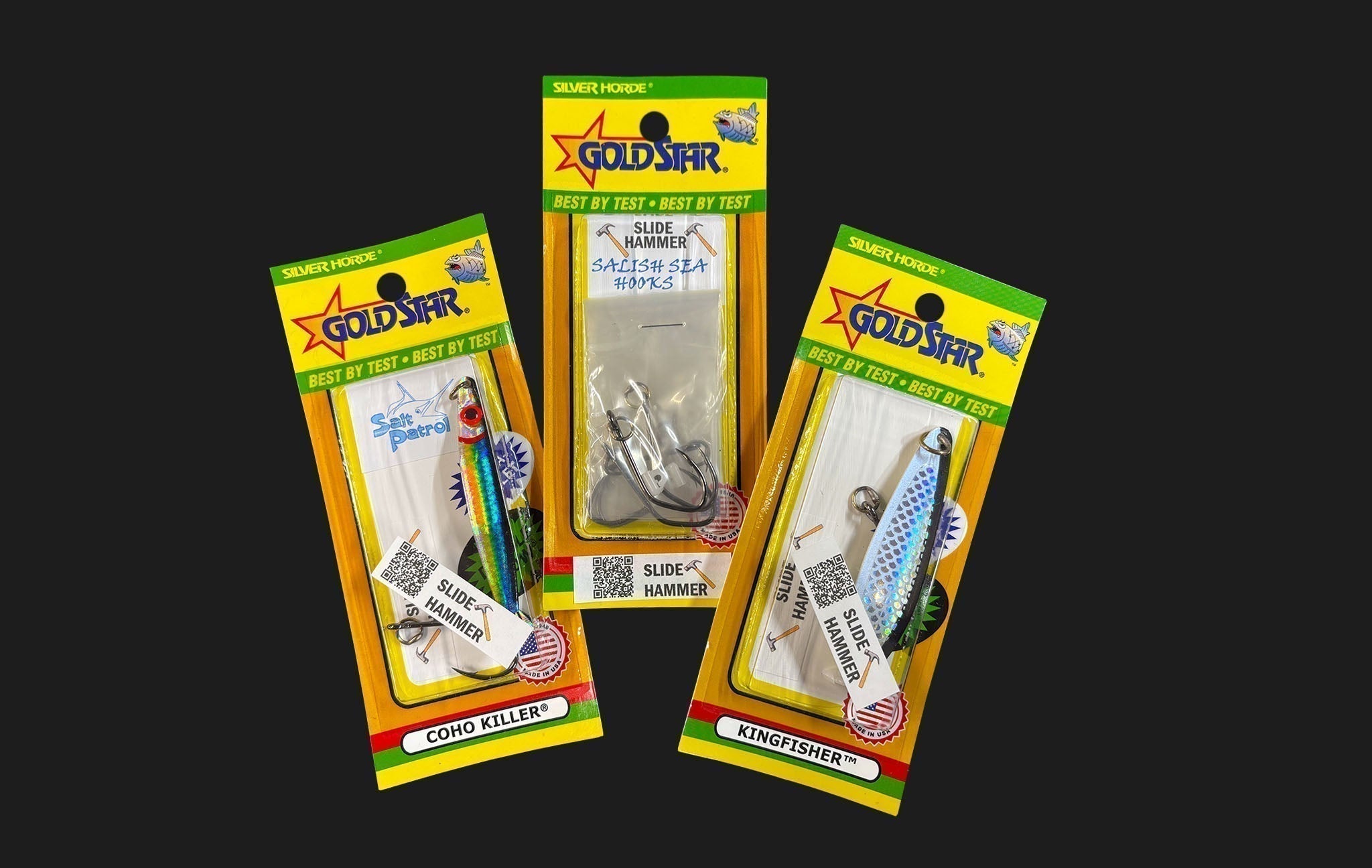 Slide Hammer Spoons - Silver Horde – Salmon Trout Steelheader